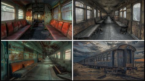 Ferial Concept 🔹210 Haunted Train Environment Concept Reference