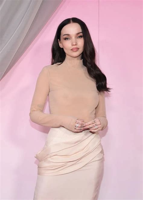 Dove Cameron Frees The Nipple In A Nude Look With A Dangerously High