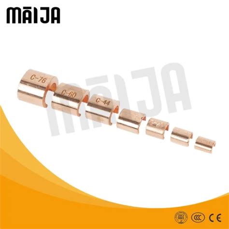 C Type Clamp And Connector Earthing Accessories Copper Material For
