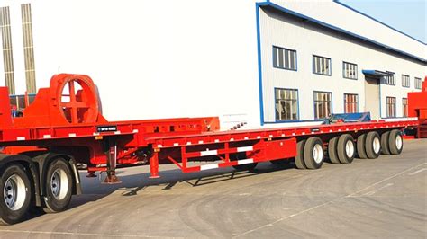 4 Axle Extendable Step Deck Trailer For Sale Shiyun Vehicle