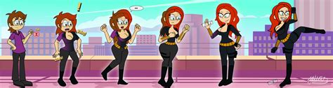 Beauty And Deadly Black Widow Tgtf By Jav Toons On Deviantart