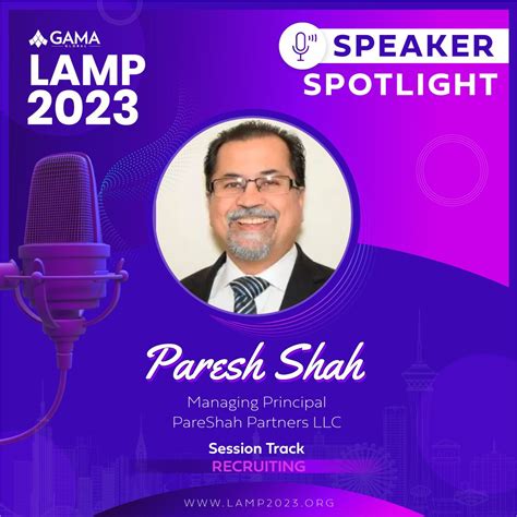 Paresh Shah Cfp® On Linkedin So Honored To Be Speaking At Lamp 2023