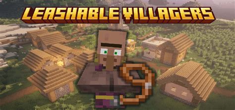 Leashable Villagers Gallery Minecraft Bedrock Addons Curseforge