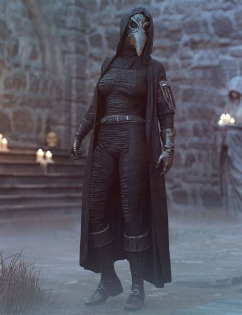 Dforce Fantasy Plague Doctor For Genesis 9 Render State