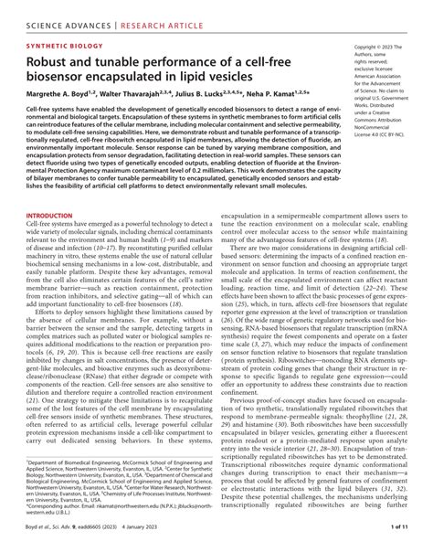 Pdf Robust And Tunable Performance Of A Cell Free Biosensor