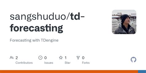 Github Sangshuduotd Forecasting Forecasting With Tdengine
