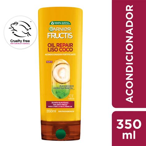Acondicionador Fructis Liso Coco 350ml Tiendaesencial Cl