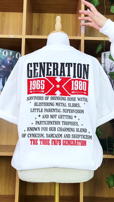 Custom Gen X Apparel For Proud Members Tiktok