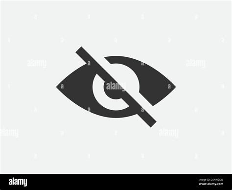 Show Password Icon Eye Symbol Vector Vision Hide From Watch Icon