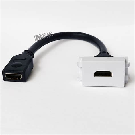 แบบมีสาย Hdmi ตัวเมีย มาใส่หน้ากาก Panasonic รุ่นใหม่ Female Socket