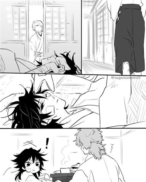 Doujinshi Sabigiyuu Y Más 3 Giyu Bath Scene Mermaid Giyuu Sabito