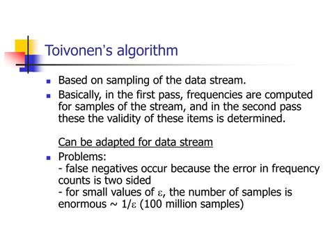 Ppt Approximate Frequency Counts Over Data Streams Powerpoint