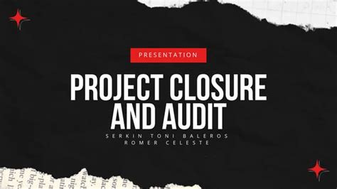 Project Audit And Closurepptx