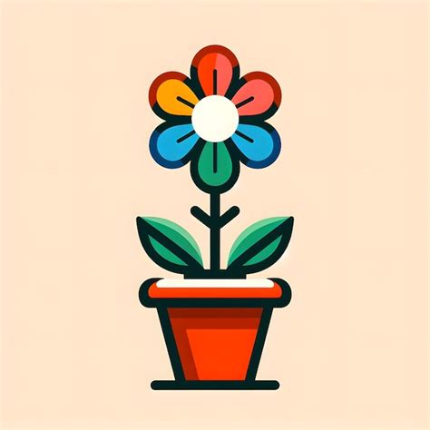 Premium Photo From Ground To Glory A Simple Stem Supports A Vibrant