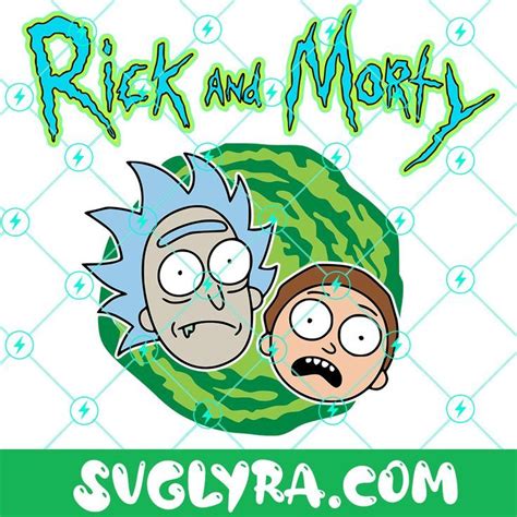 Rick And Morty Svg Cartoon Svg Digital Download Rick And Morty