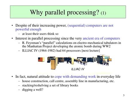 Ppt Motivation For Parallel Processing Recent Impulses Parallel Versus Distributed Computing