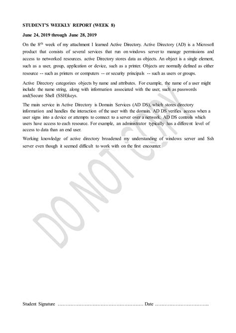 Students Industrial Attachment Logbook Docx