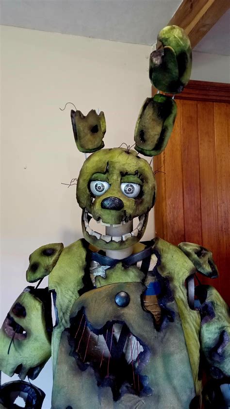 Fnaf Cosplay Springtrap Costume Full Body On Request Etsy