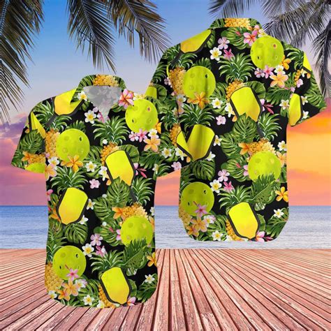 Pickleball Tropical Hawaii Shirt