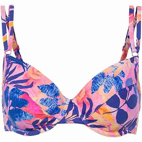 Vivance By Lascana Bikini Oberteil Damen Pink Print Im Online Shop Von