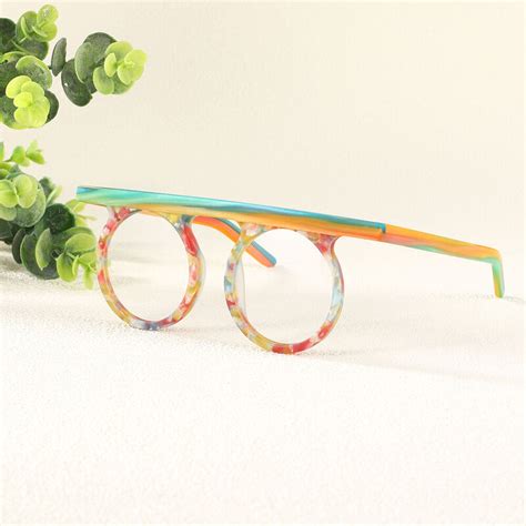 Danielle Round Blue Glasses