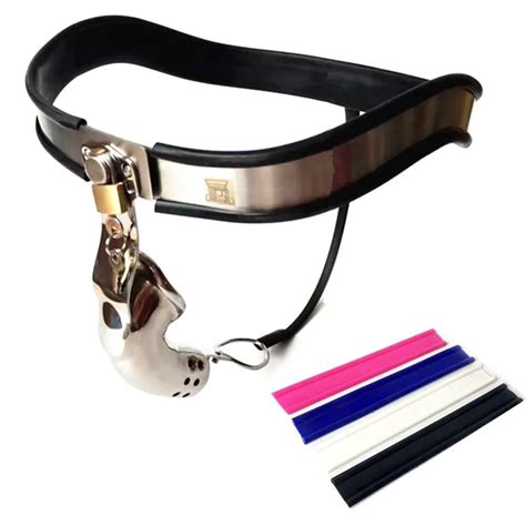 2018 Latest Design Male Chastity Belt Stainless Steel Arc Waistband Y