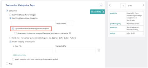 How To Import Post Ideas From Csv Spreadsheet In Wordpress
