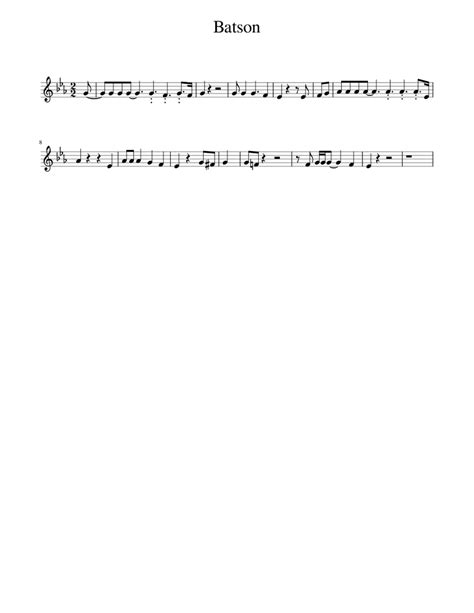 Batson Sheet Music For Piano Solo