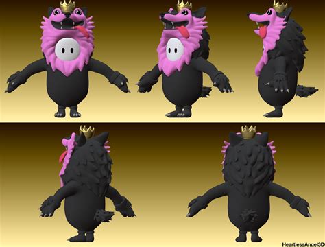 Fall Guys Big Bad Wolf Heartlessangel3d By Heartlessangel3d On