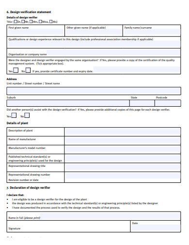 23 Verification Statement Templates In Pdf Doc