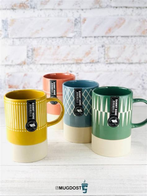 خرید ماگ کف سفالی دنی هوم فروشگاه ماگ دوست