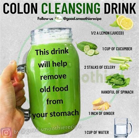 Colon Cleanse Drink Healthy Juice Drinks Healthy Drinks Smoothies
