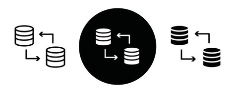 Data Migration Icon Vector Art Icons And Graphics For Free Download