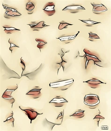 Mouth Practice By Juuria66 On Deviantart Anime Mouth Drawing Anime
