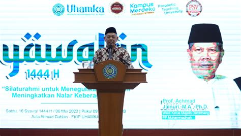 Rektor Uhamka Melalui Keberagaman Uhamka Tingkatkan Kinerja