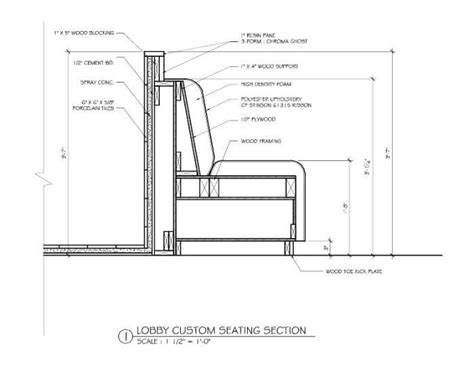 Banquette Cad Block At Darcy Spaull Blog