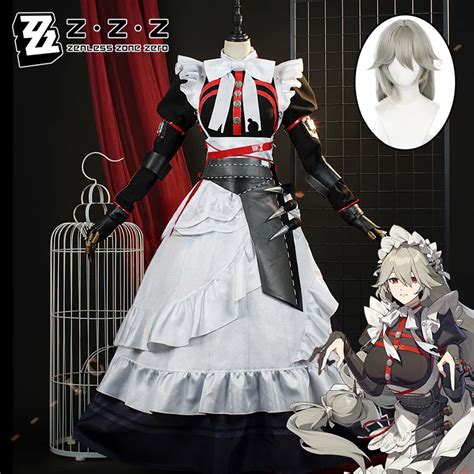 Alexandrina Rina Cosplay Para Mulheres Zenless Zone Zero Maid Uniforme