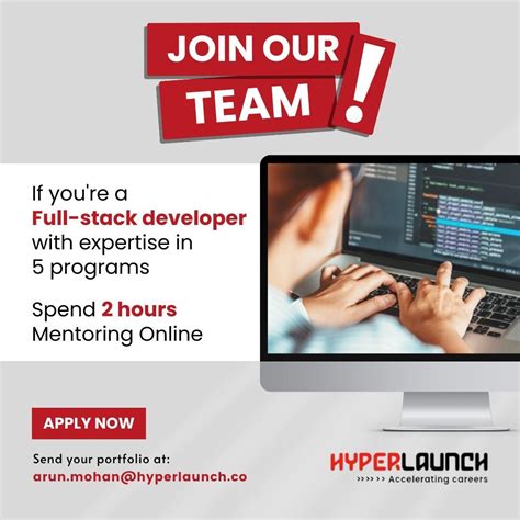 Hyper Launch On Linkedin Hiring Fullstackdeveloper Hyperlaunch