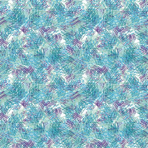 Fantasy Messy Freehand Doodle Geometric Shapes Seamless Pattern Stock