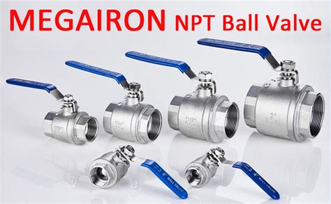 Megairon 316 Stainless Steel 18~3 Full Port Ball Valve