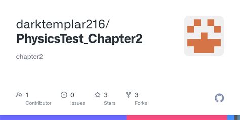 Github Darktemplar216physicstestchapter2 Chapter2