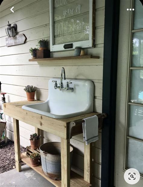 Pin By Hannah Roybal On Outdoor Ideas Outdoor Garden Sink Vintage