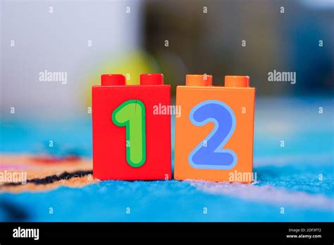 Poznan Poland Mar 03 2016 Lego Duplo Blocks Showing The Numbers
