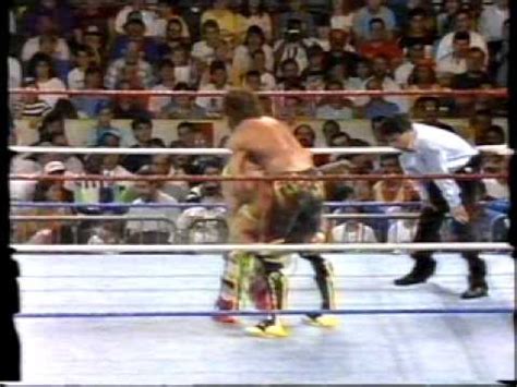 Part 2 Ultimate Warrior Vs Ravishing Rick Rude Wwf Summer Slam 1989
