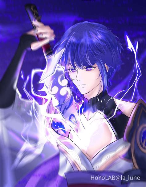 Genderbend Raiden Shogun Genshin Impact Hoyolab Genderbend Fan