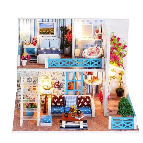 Diy Poppenhuis Houten Doll House Diy Miniatuur Mod Vicedeal