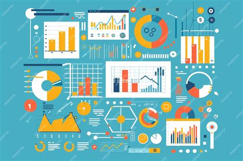 Data Analysis Business Elements Vector Premium Ai Generated Vector