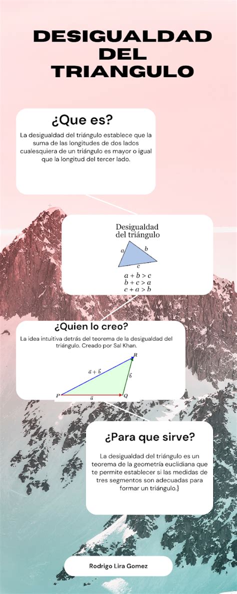 Desigualdad Del Triangulo