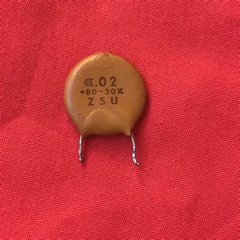 Circle D 02 Uf Capacitor Ceramic Disc Type Z5u Reverb Australia