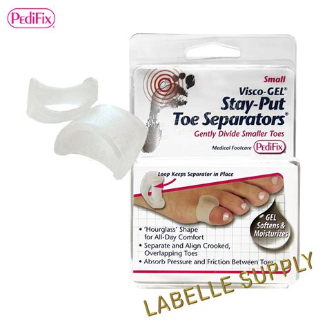 Pedifix Visco Gel Stay Put Toe Separators Labelle Supply